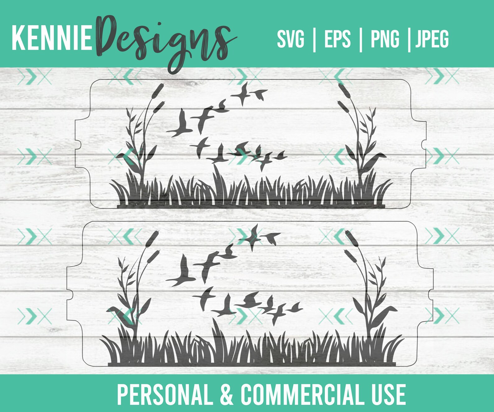 Pond Nature Mug Wrap SVG Template for Infusible Ink Sheets for - Etsy