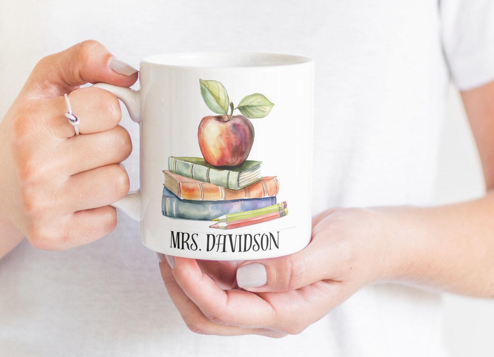 Customizable Funny Teacher Review Mug - Teacher Appreciation Mug Wrap ...