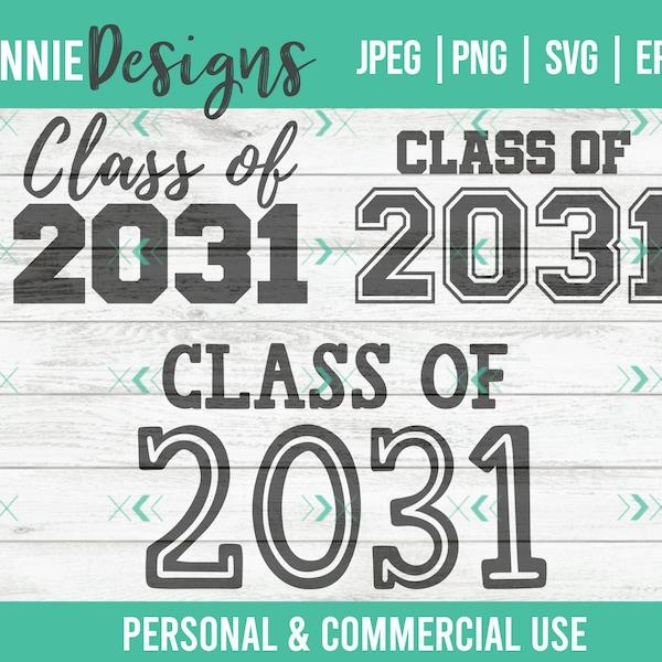 Class of 2031 Svg - Etsy