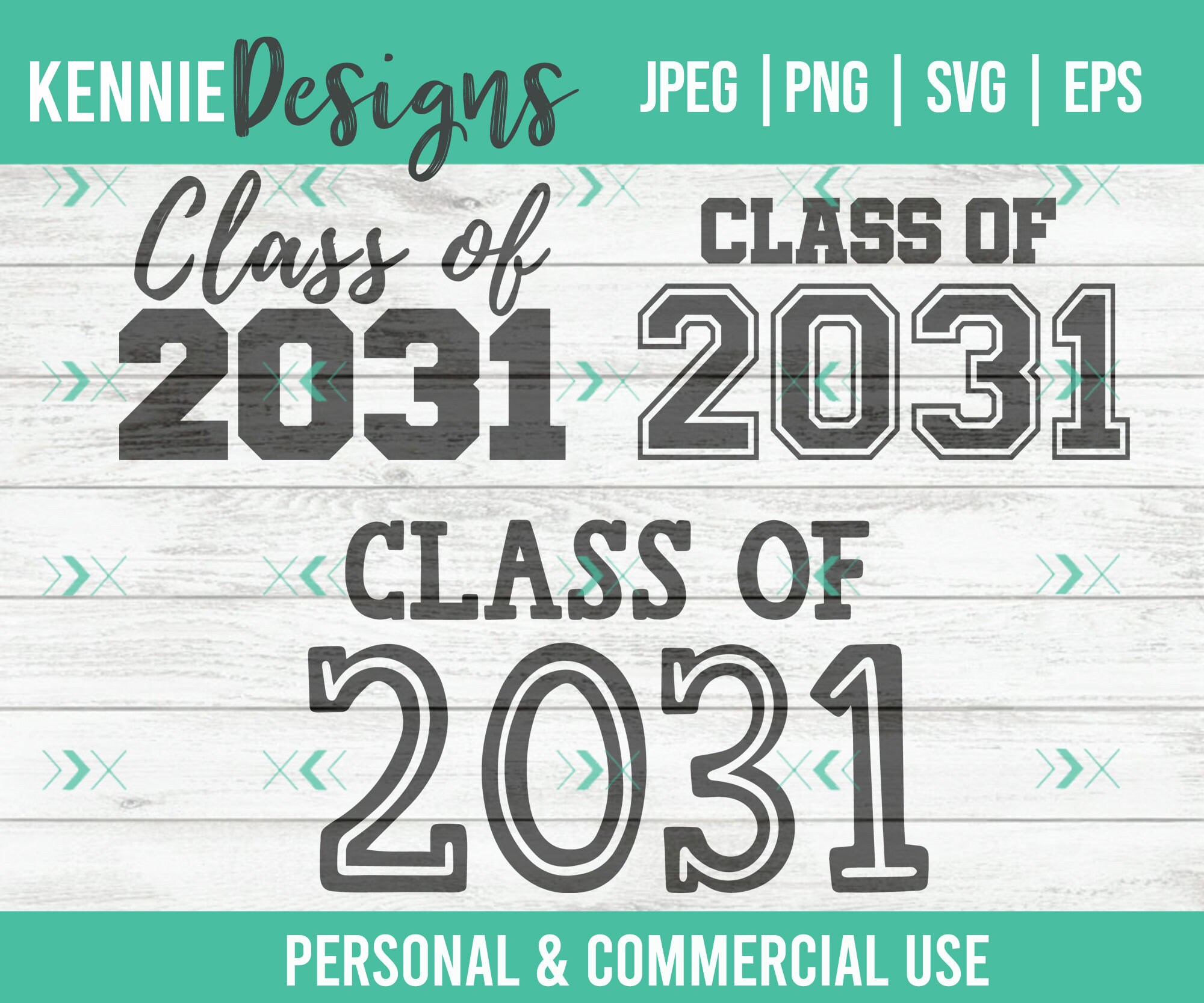 Class of 2031 SVG Cutting File for Making Grow With Me Back to School ...