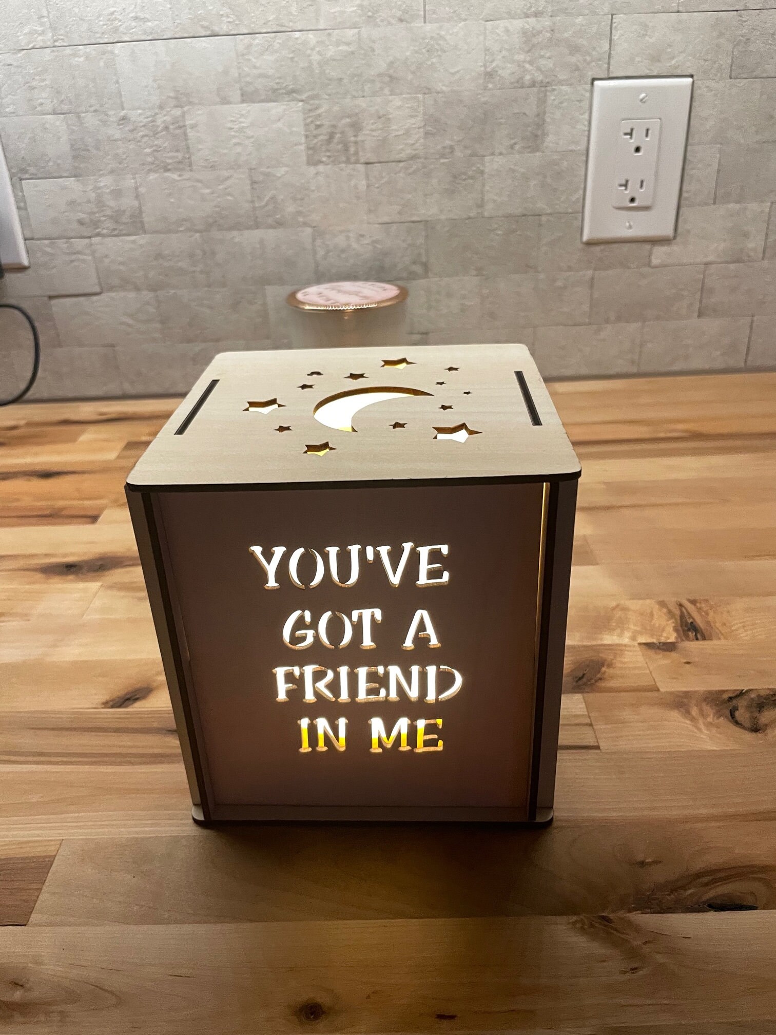 Laser Cut “toy Story”. Wooden Night Light Box - Table Lamp SVG DXF File ...