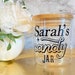 Personalized Glass Candy Jar With Bamboo Lid: Custom Vinyl Decal - Etsy