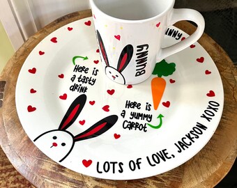 Personalized Easter Plate 10 Easter Plate Customized Plate for Easter ...