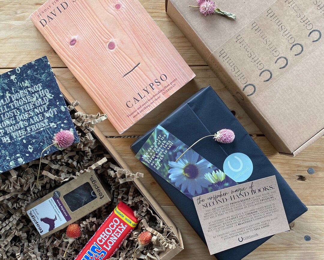 Sustainable Pre-loved Book Lover Gift Box | Calypso - David Sedaris ...