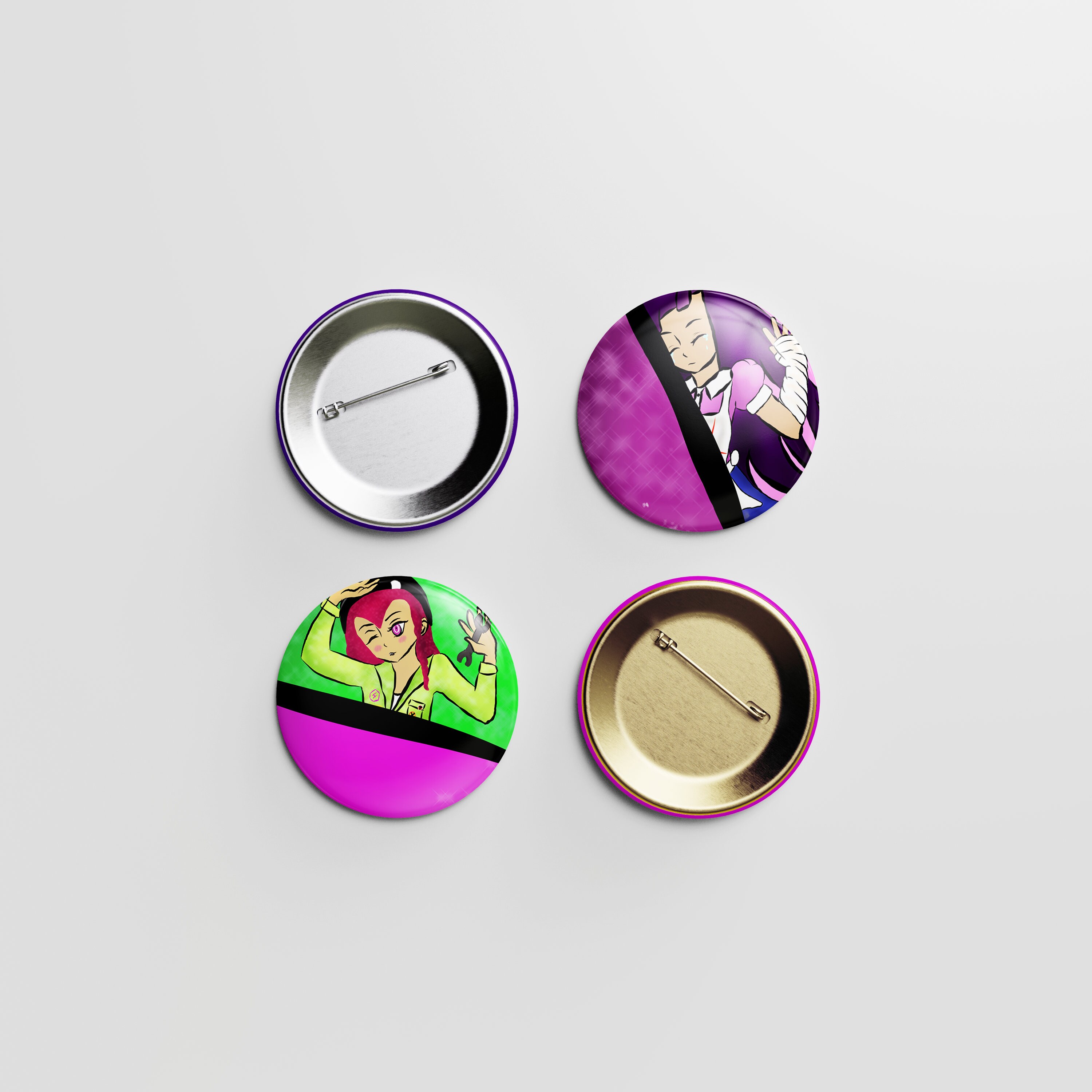 Danganronpa Gacha Pins - Etsy