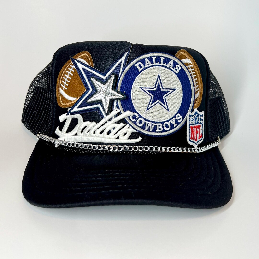 Football Smart Hat Custom Trucker Hat With Your Teams Patches & Tap ...