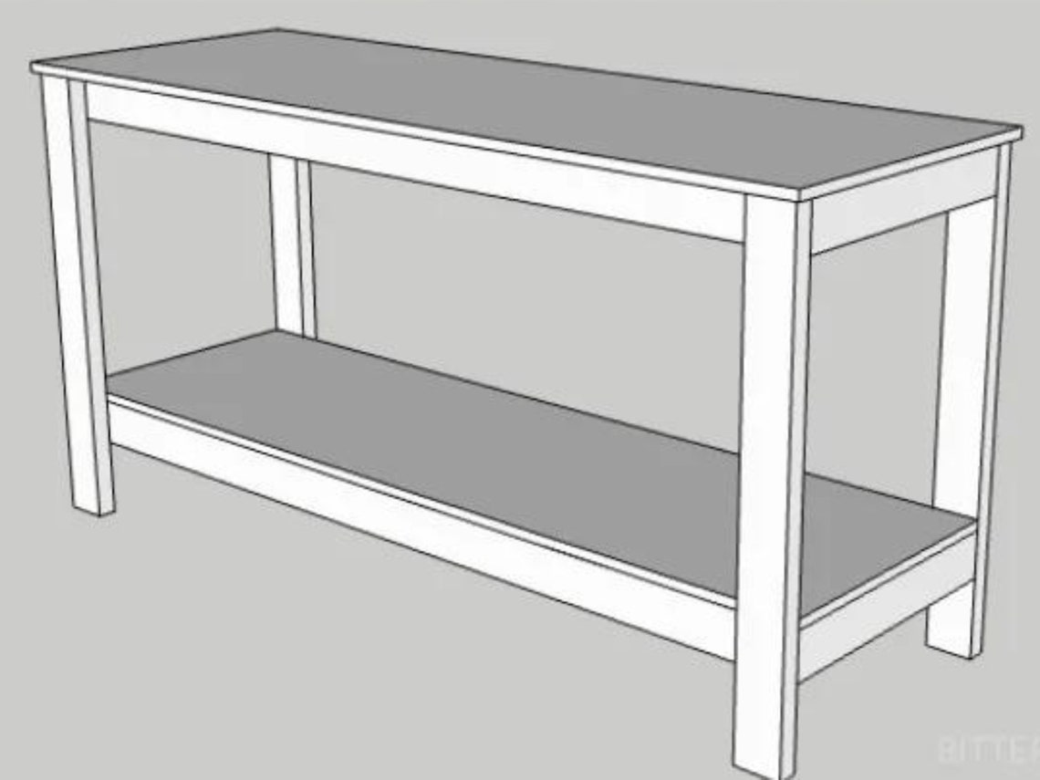 DIY Workbench Printable Build Plans, Digital Download, Home Improvement ...