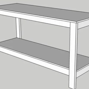 DIY Workbench Printable Build Plans, Digital Download, Home Improvement ...