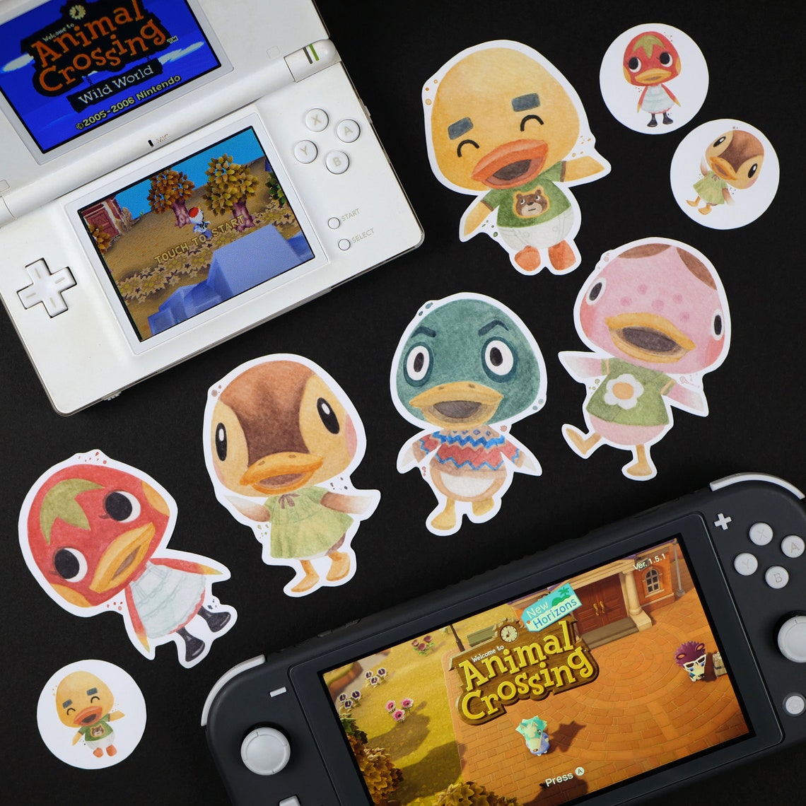 Animal Crossing Inspired Duck Villagers Sticker Pack Handmade - Etsy
