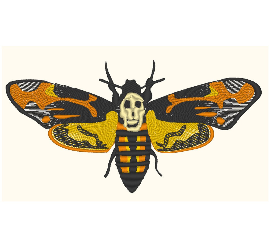 Deaths Head Moth Silence of the Lambs Spooky Halloween Mask - Etsy