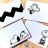 Peanuts Snoopy Charlie Brown Thank You Note Cards Set of 4 - Etsy