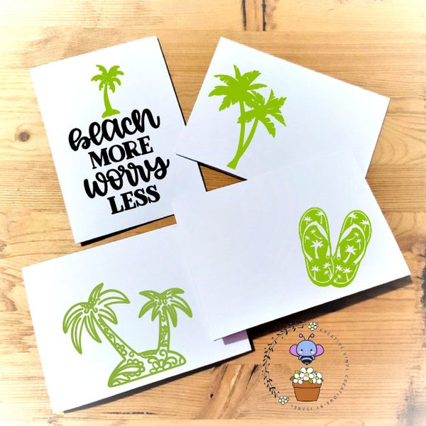 Flip Flop Note Cards - Etsy