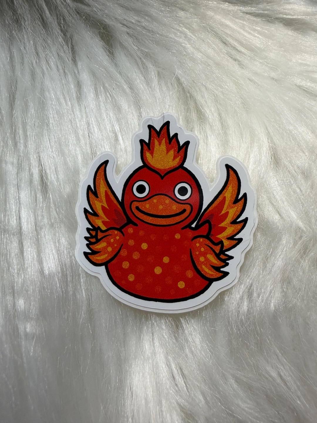 Phoenix Duck Sticker- Little - Etsy