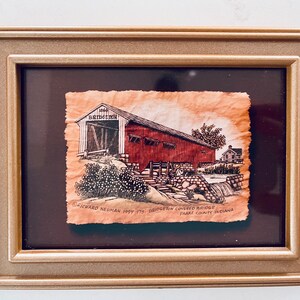Vintage Richard Neuman Miniature Watercolor Paintings - Framed ...