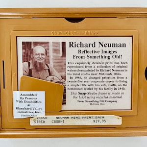 Vintage Richard Neuman Miniature Watercolor Paintings - Framed ...