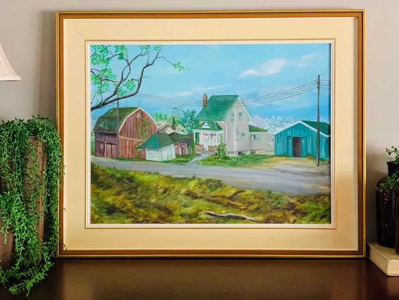 Original Painting Artist Signed R. O. Wilcox Vintage - Etsy