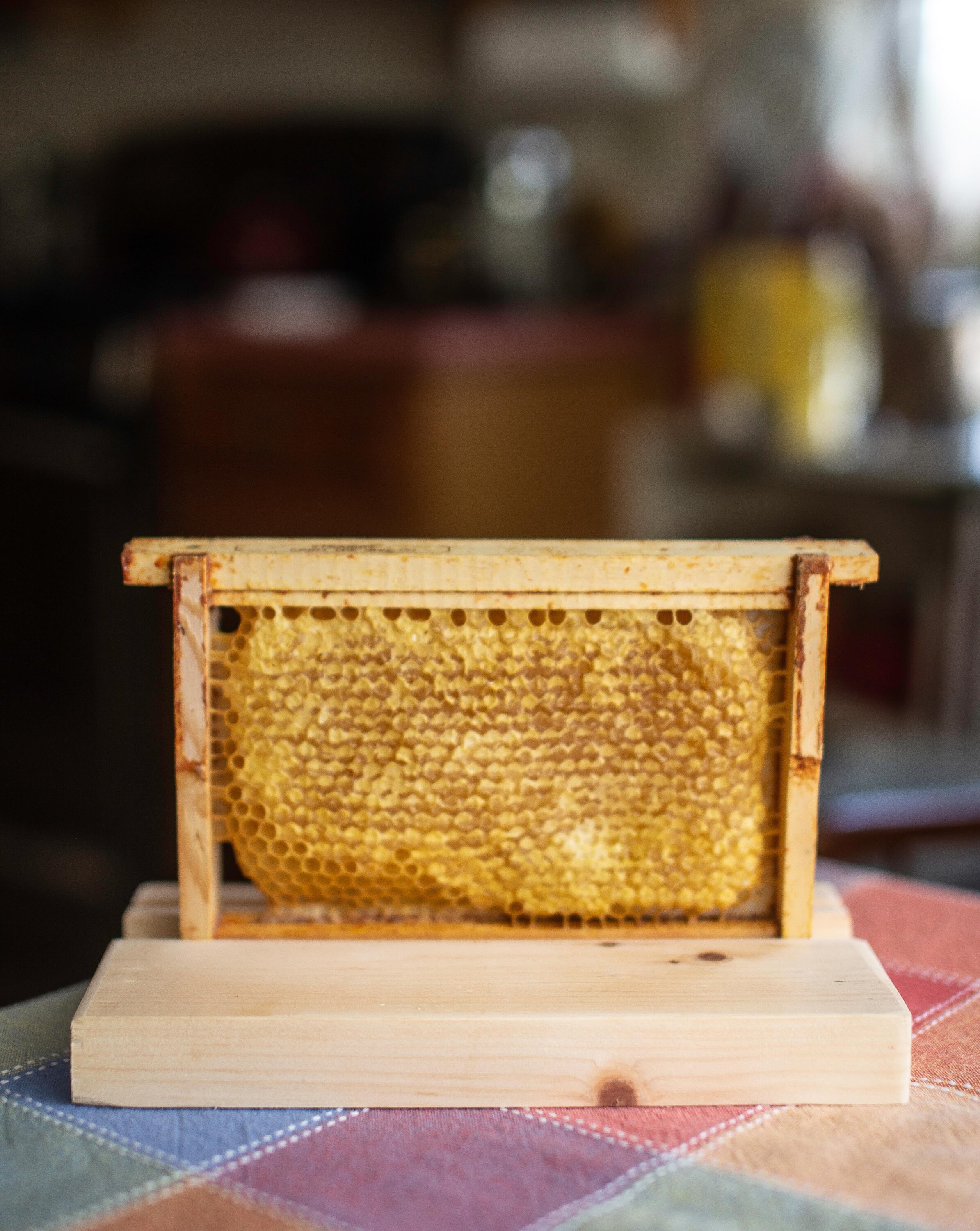 100% Pure Honeycomb in Half Size Frame - Etsy