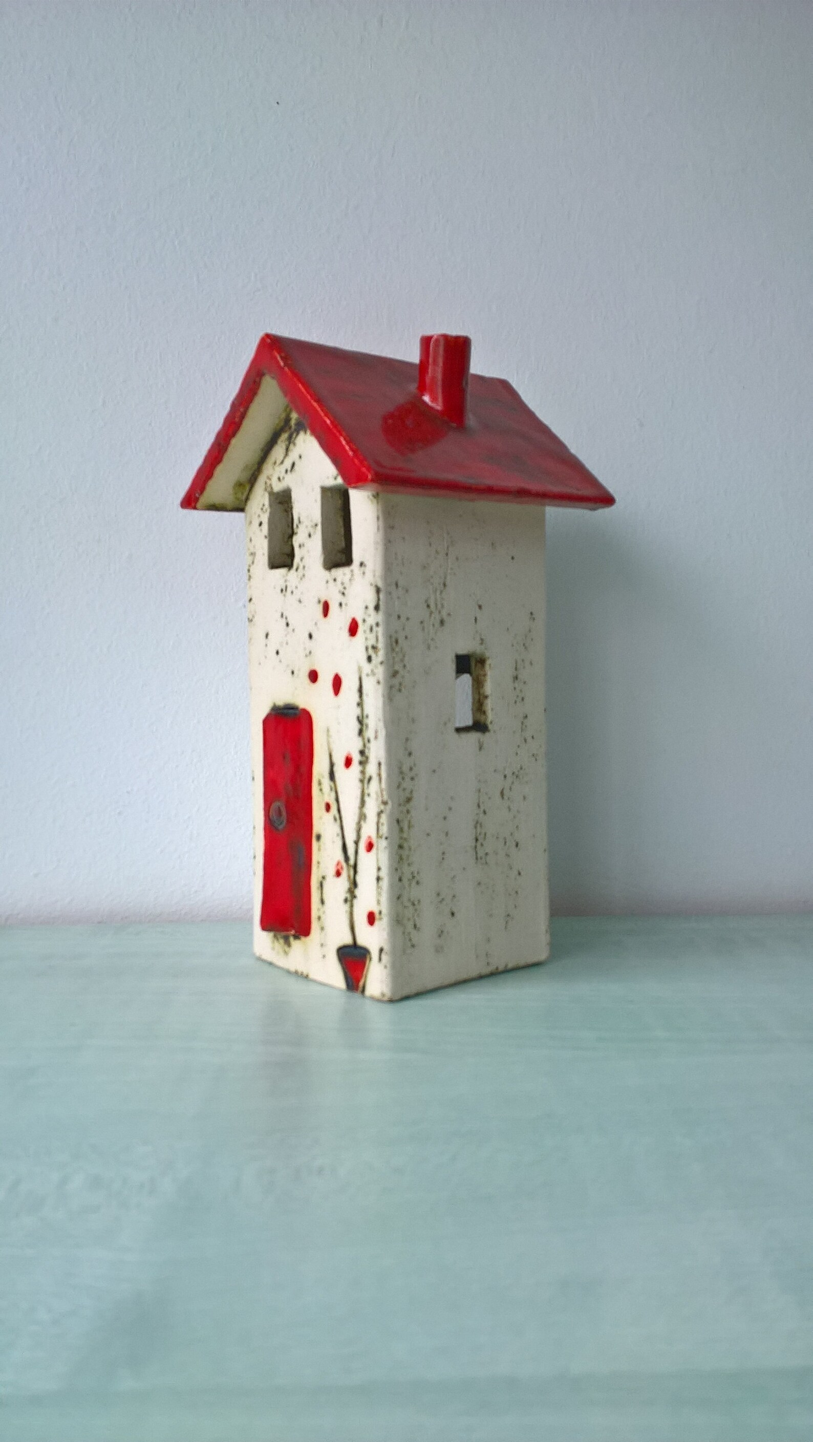 Handmade Ceramic House for Tealightdecoration Giftchristmas - Etsy