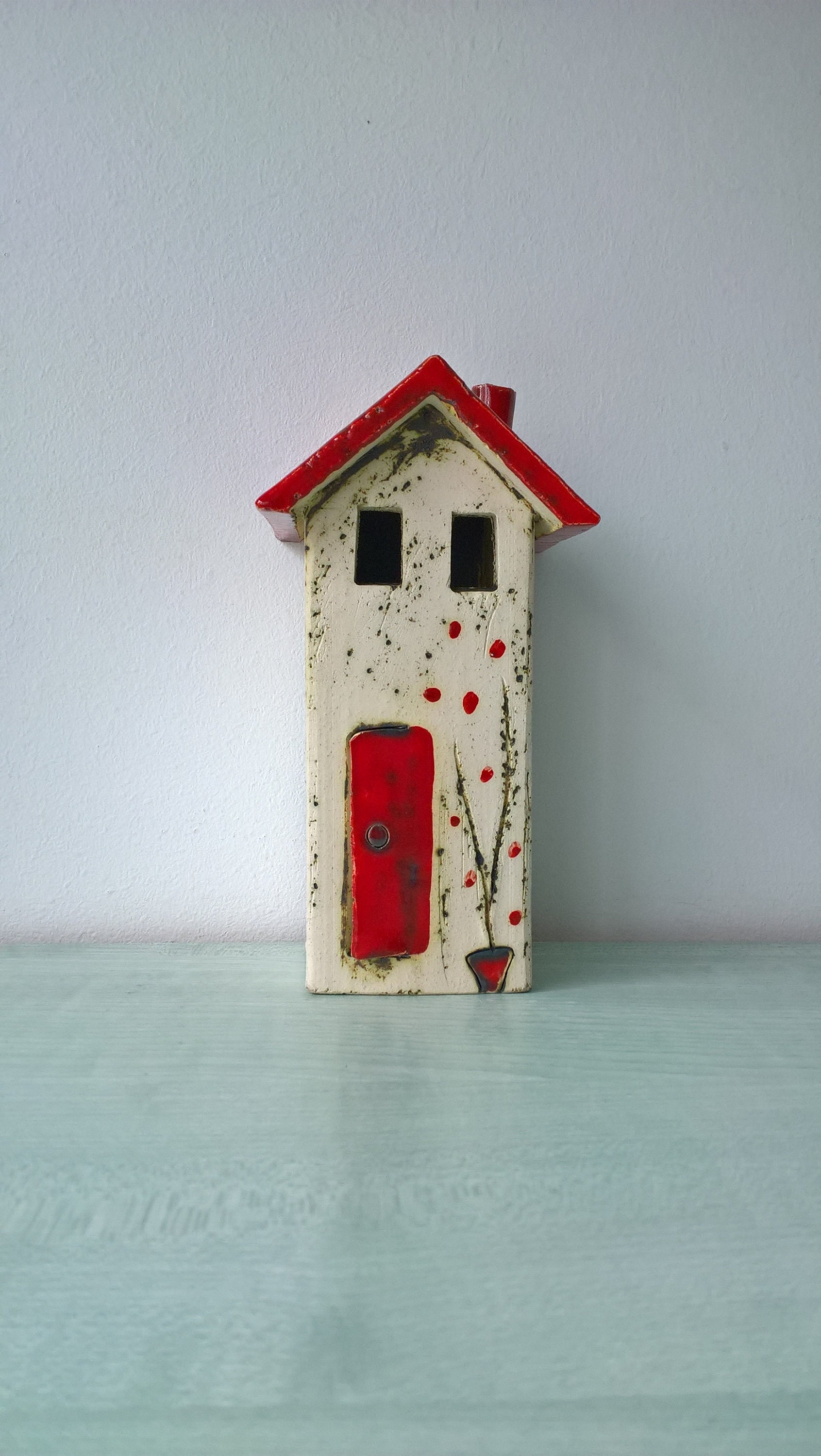 Handmade Ceramic House for Tealightdecoration Giftchristmas | Etsy