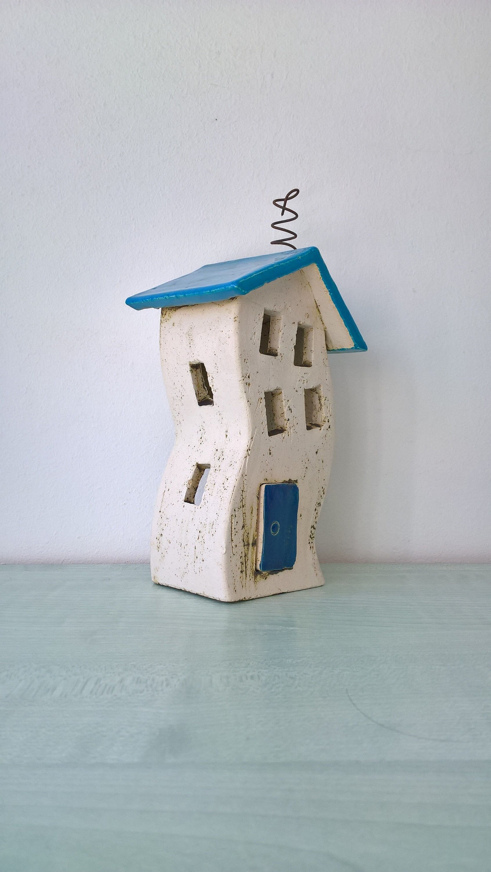 Handmade Ceramic House for Tealightdecoration Giftchristmas | Etsy