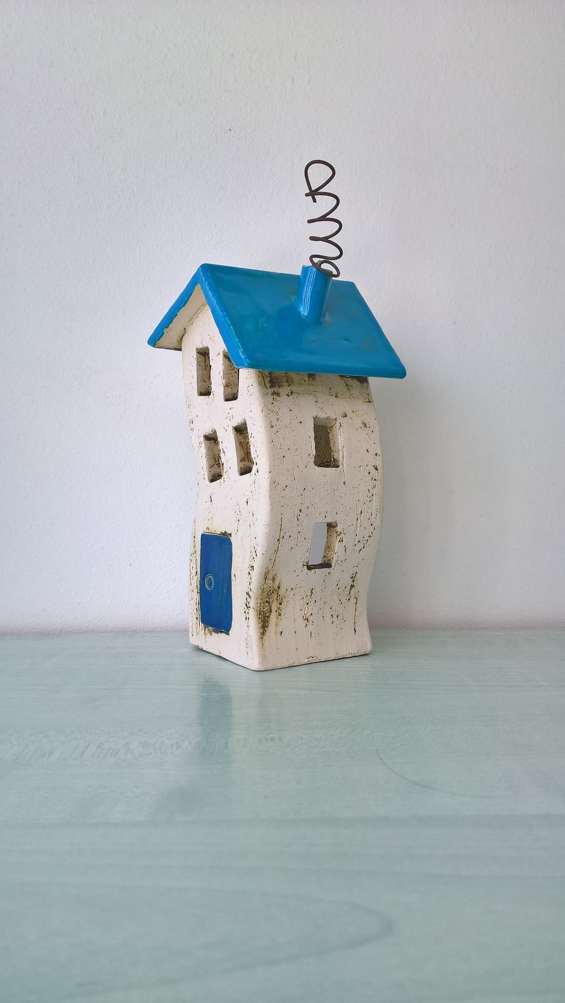 Handmade Ceramic House for Tealightdecoration Giftchristmas | Etsy