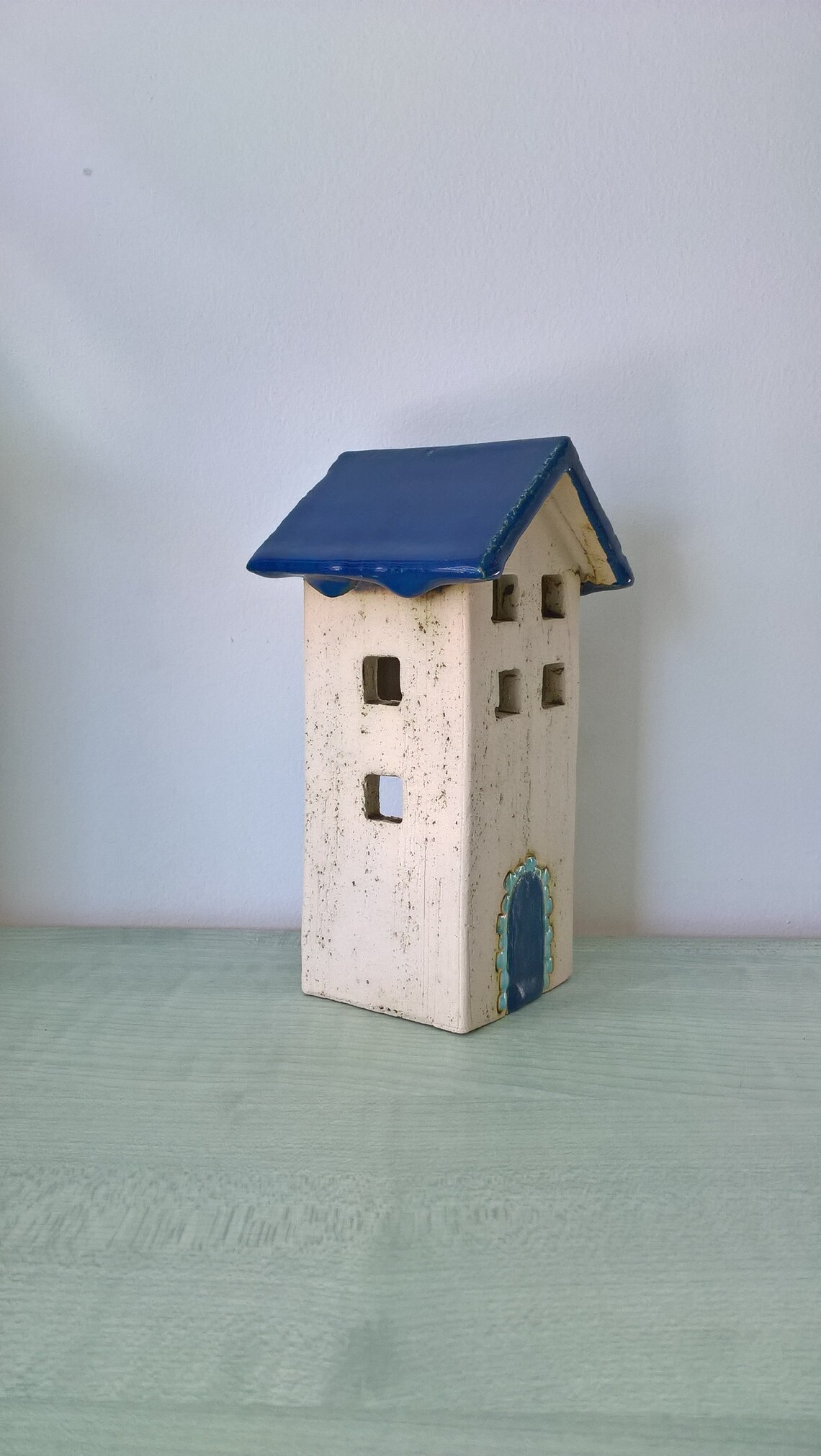 Handmade Ceramic House for Tealightdecoration Giftchristmas - Etsy
