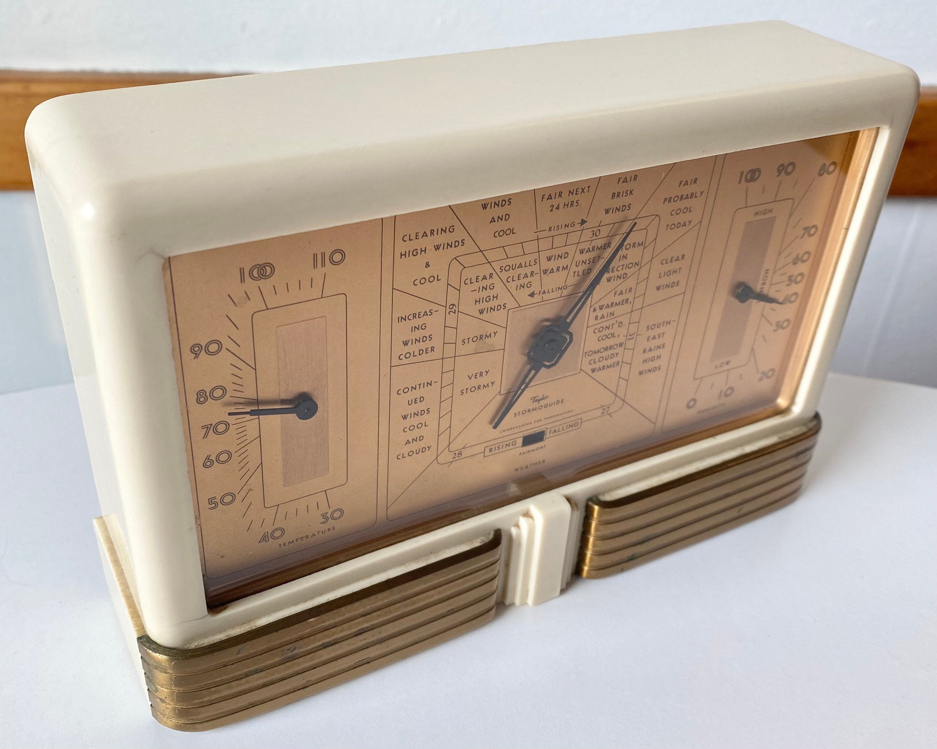 1930s Rare Ivory Bakelite Barometer Taylor Stormoguide | Etsy