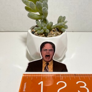 Dwight Schrute Screaming - the Office Vinyl Sticker - Etsy