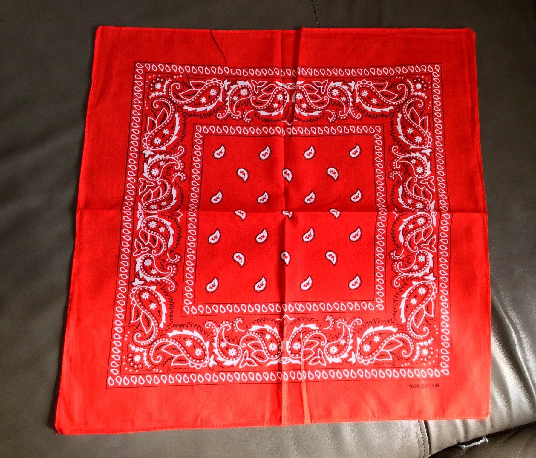 100% algodón Paisley Bandana cara cubierta cuello envolver - Etsy España