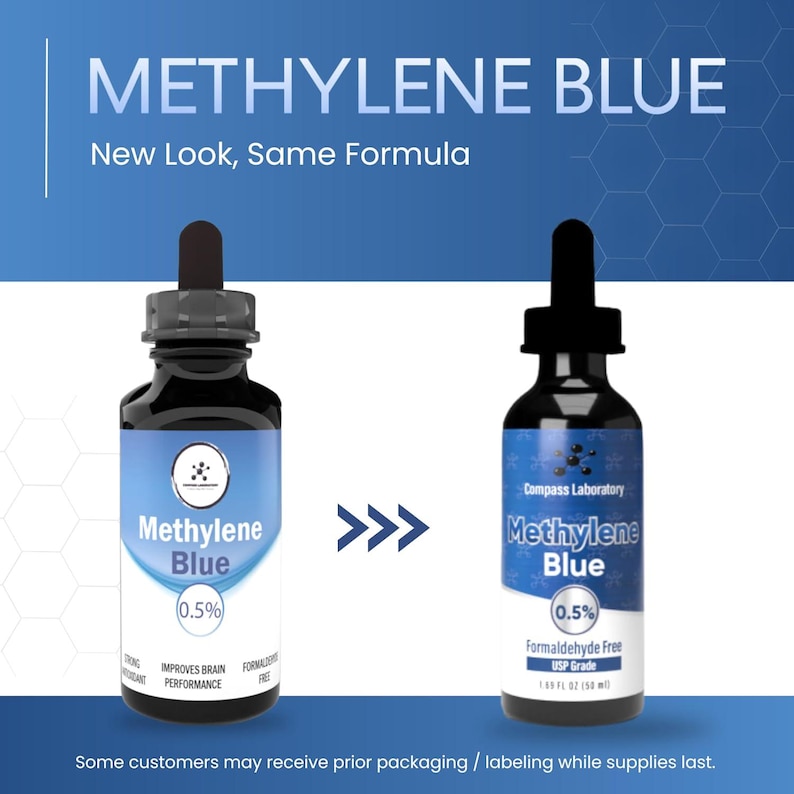 Methylene Blue 0.5% Compass Laboratory | Usp-grade Methylthioninium ...