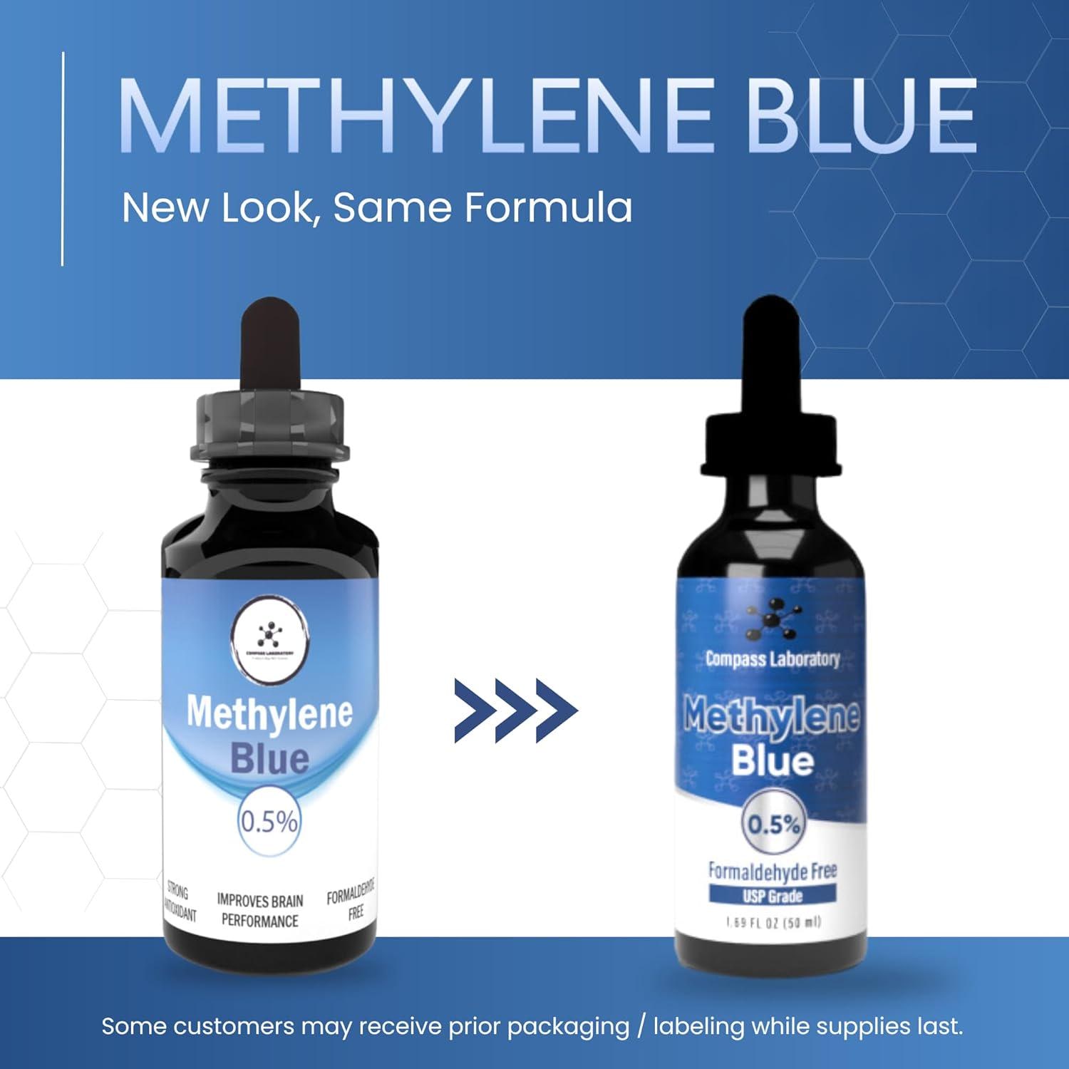 Methylene Blue 0.5% Compass Laboratory | Usp-grade Methylthioninium ...