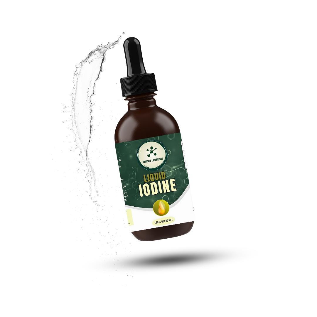 Liquid Iodine Drops | Supports Thyroid Health, Hormones & Weight ...