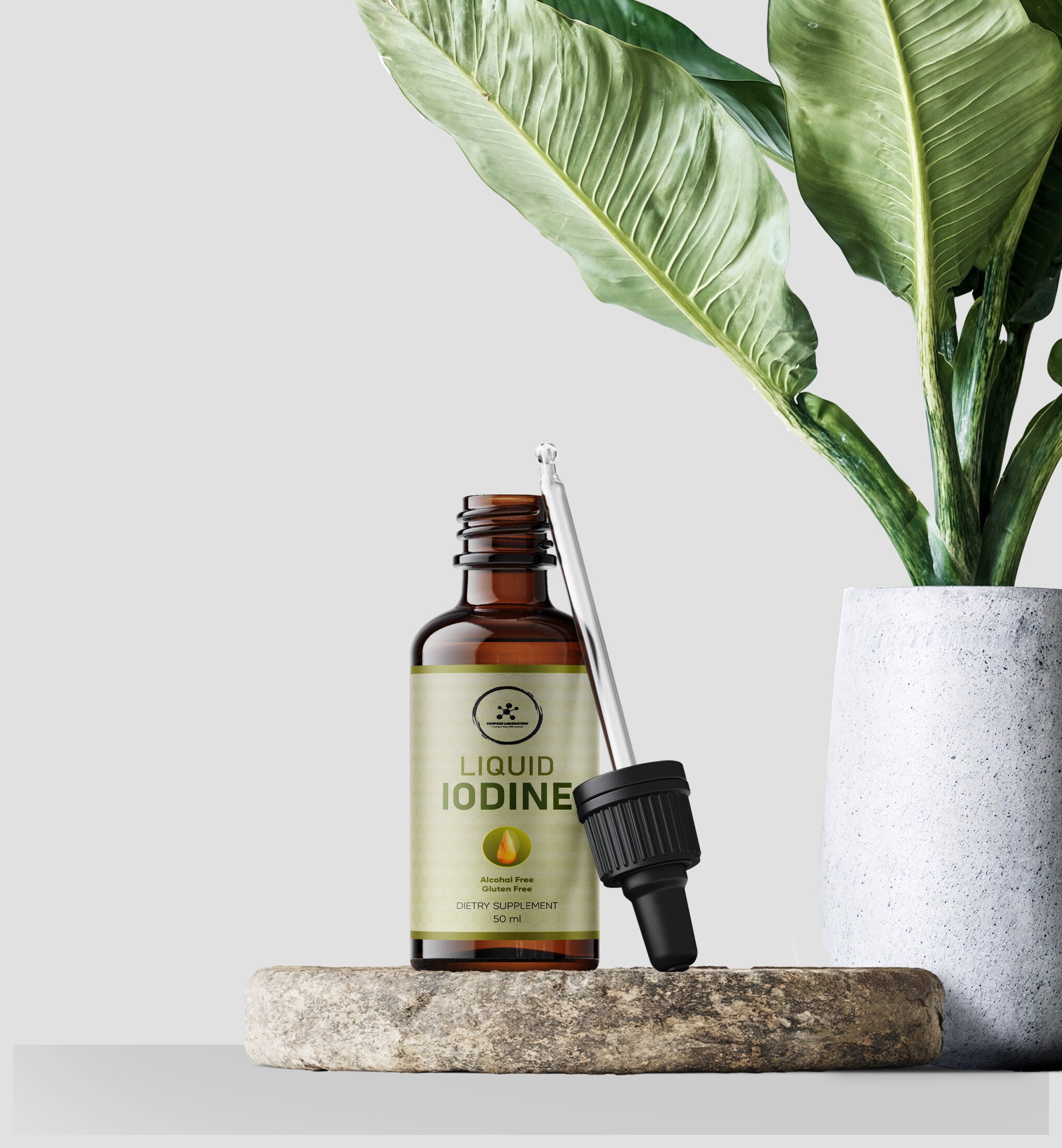 Liquid Iodine Drops Supports Thyroid Health, Hormones & Weight Higher ...