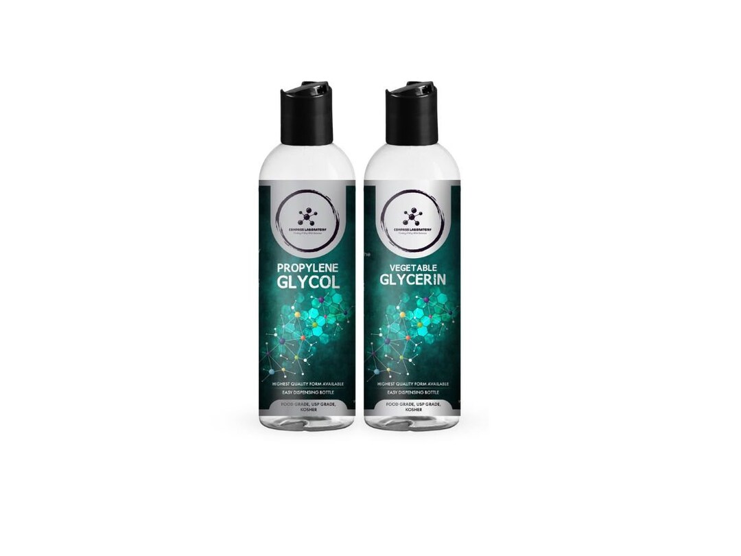 Propylene Glycol and Vegetable Glycerin | 500ml Each | 2 Pack Bundle ...
