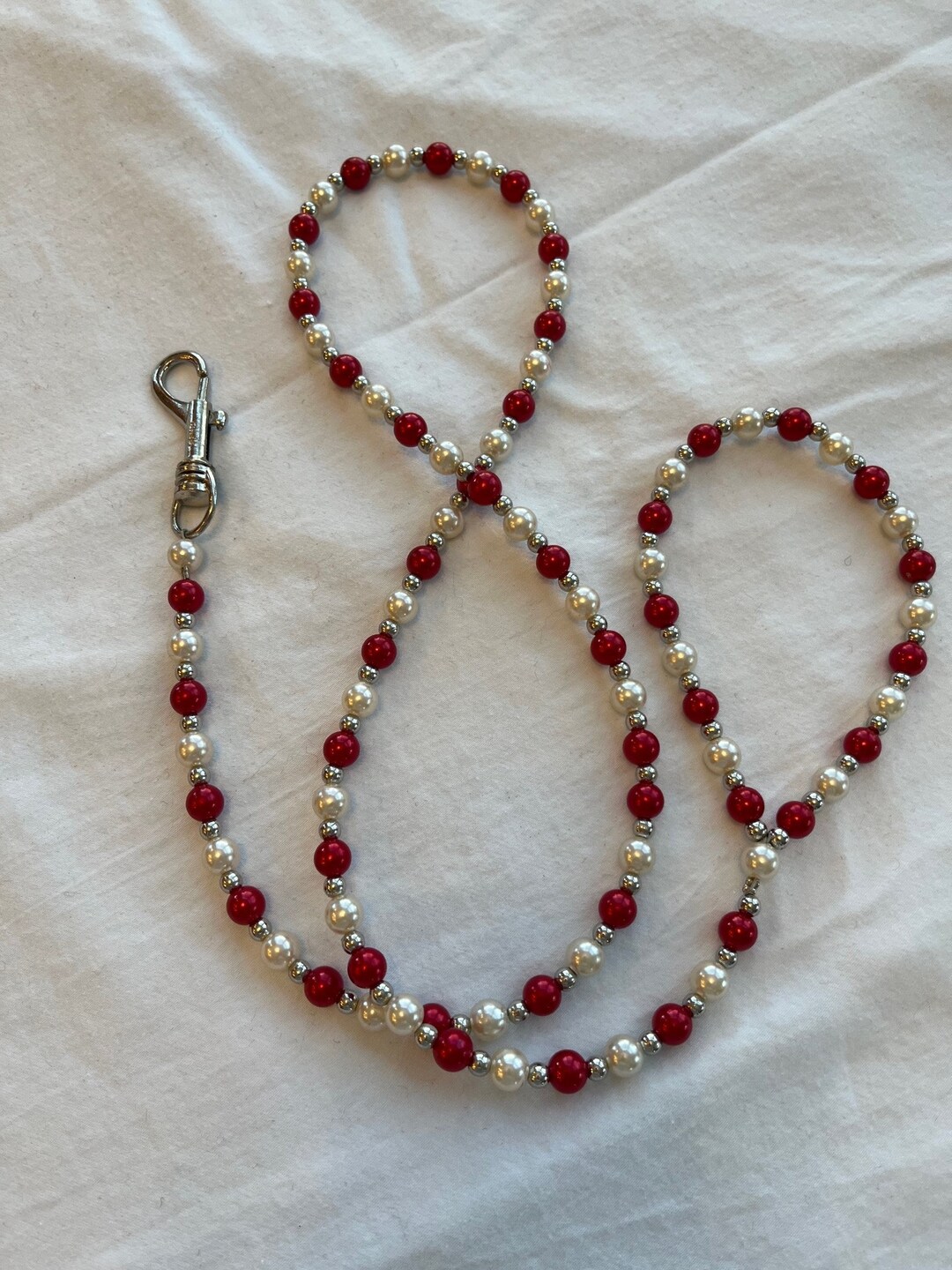 Pearl Link Leash - Etsy