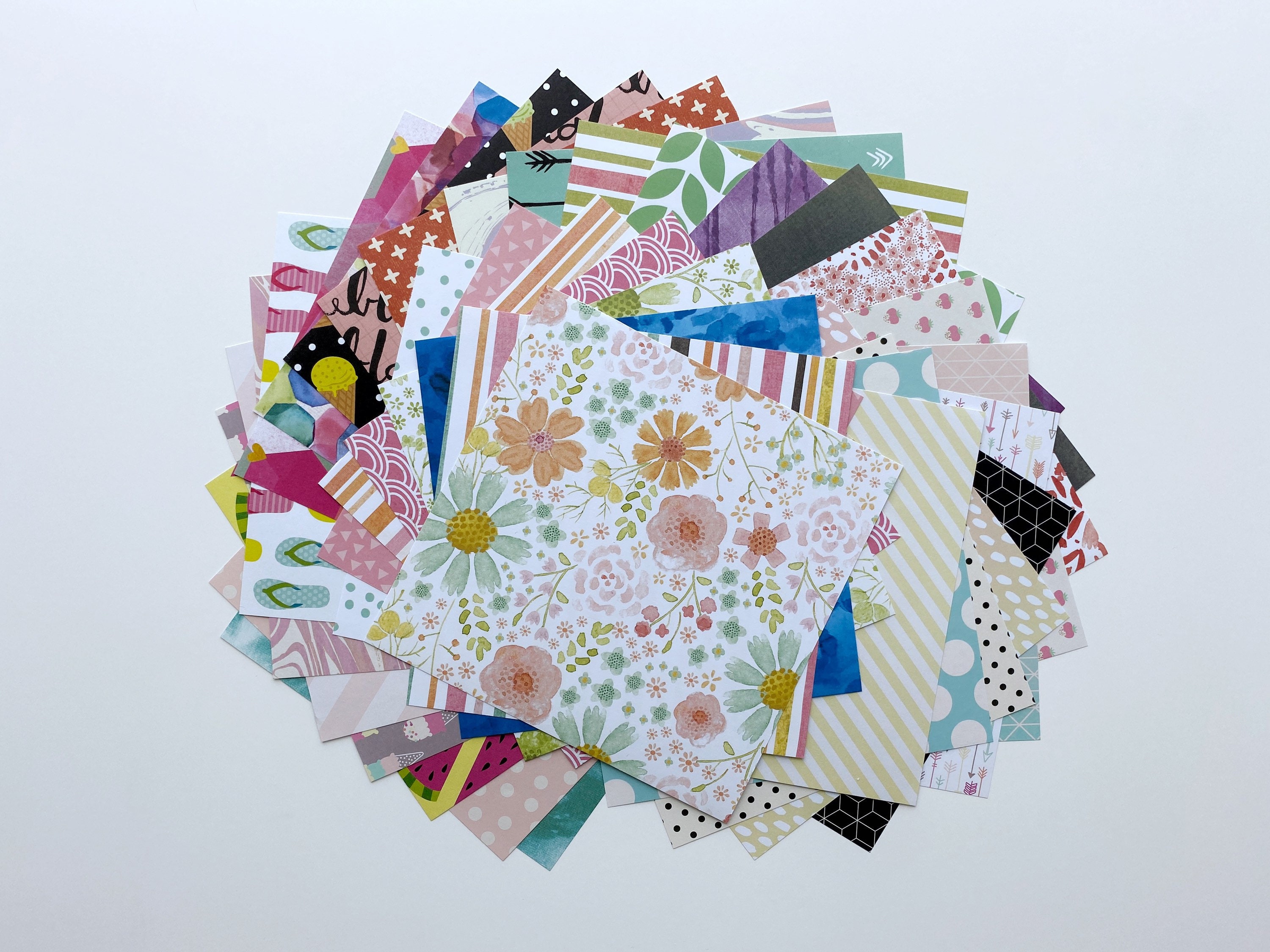 100 Mixed Scrapbook Paper Pack 6x6 Scrapbook Paper Lot - Etsy