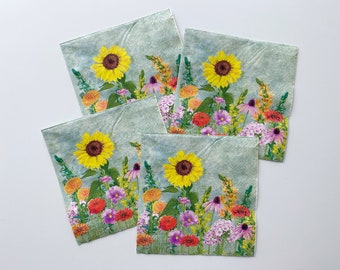 Sunflower Decoupage Rice Paper - Etsy