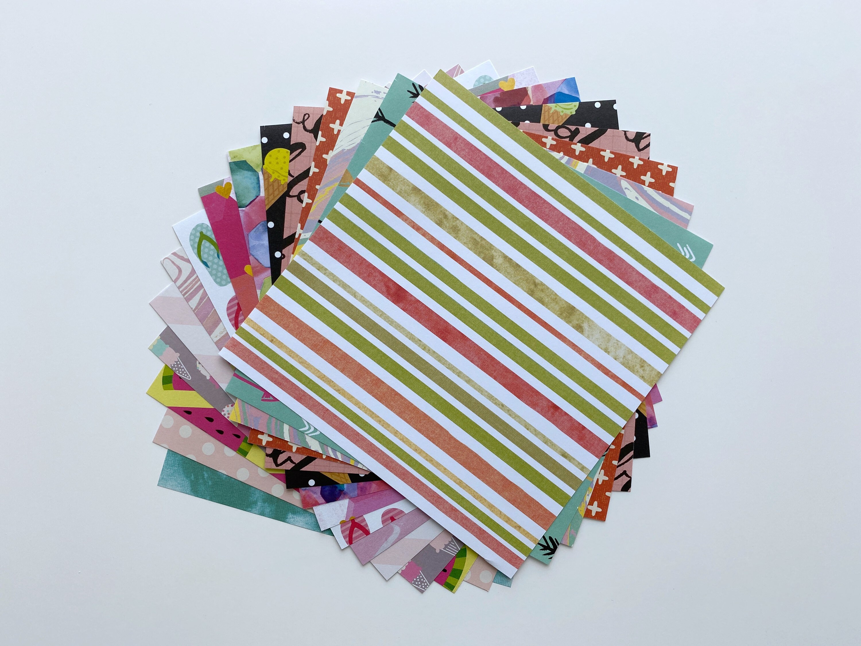 100 Mixed Scrapbook Paper Pack 6x6 Scrapbook Paper Lot - Etsy