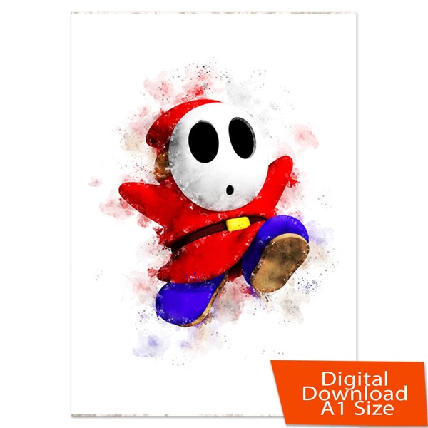 Shy Guy Svg - Etsy