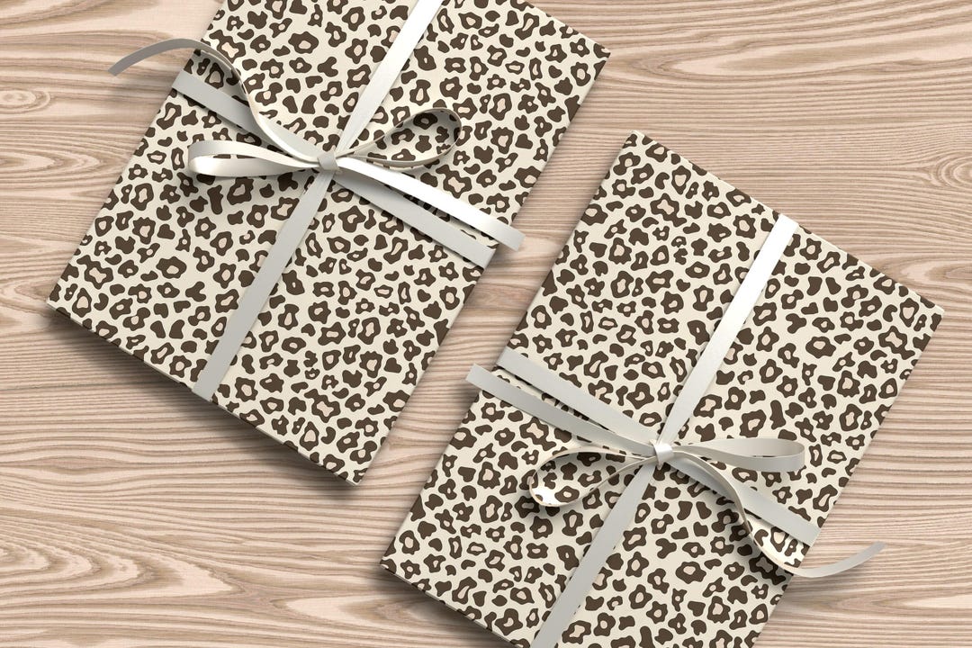 Cheetah Print Pattern Wrapping Paper - Stationery - Cute Gift Wrapping ...