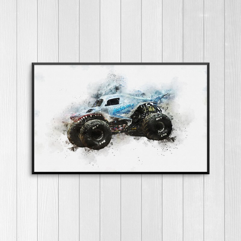 Monster Print - Etsy