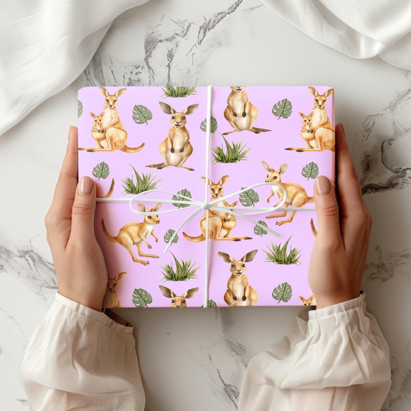 Kangaroo Present Bag - Etsy UK