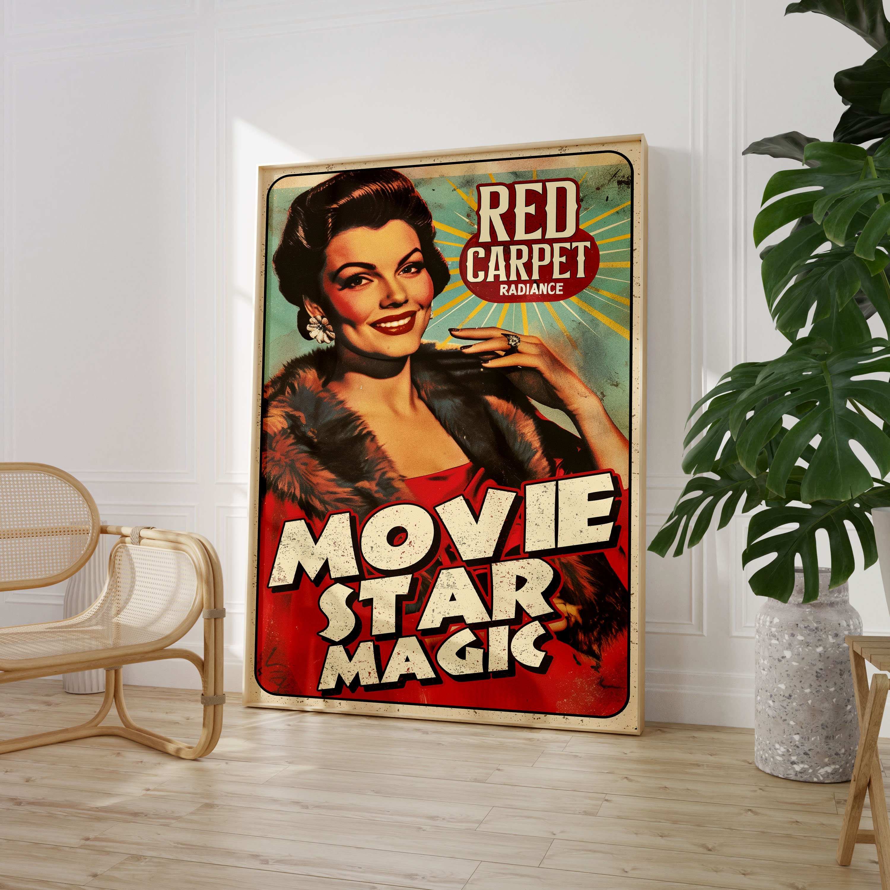 Vintage Retro Pin up Girls Print Funny Poster Wall Art A1 A2 A3 A4 A5 ...