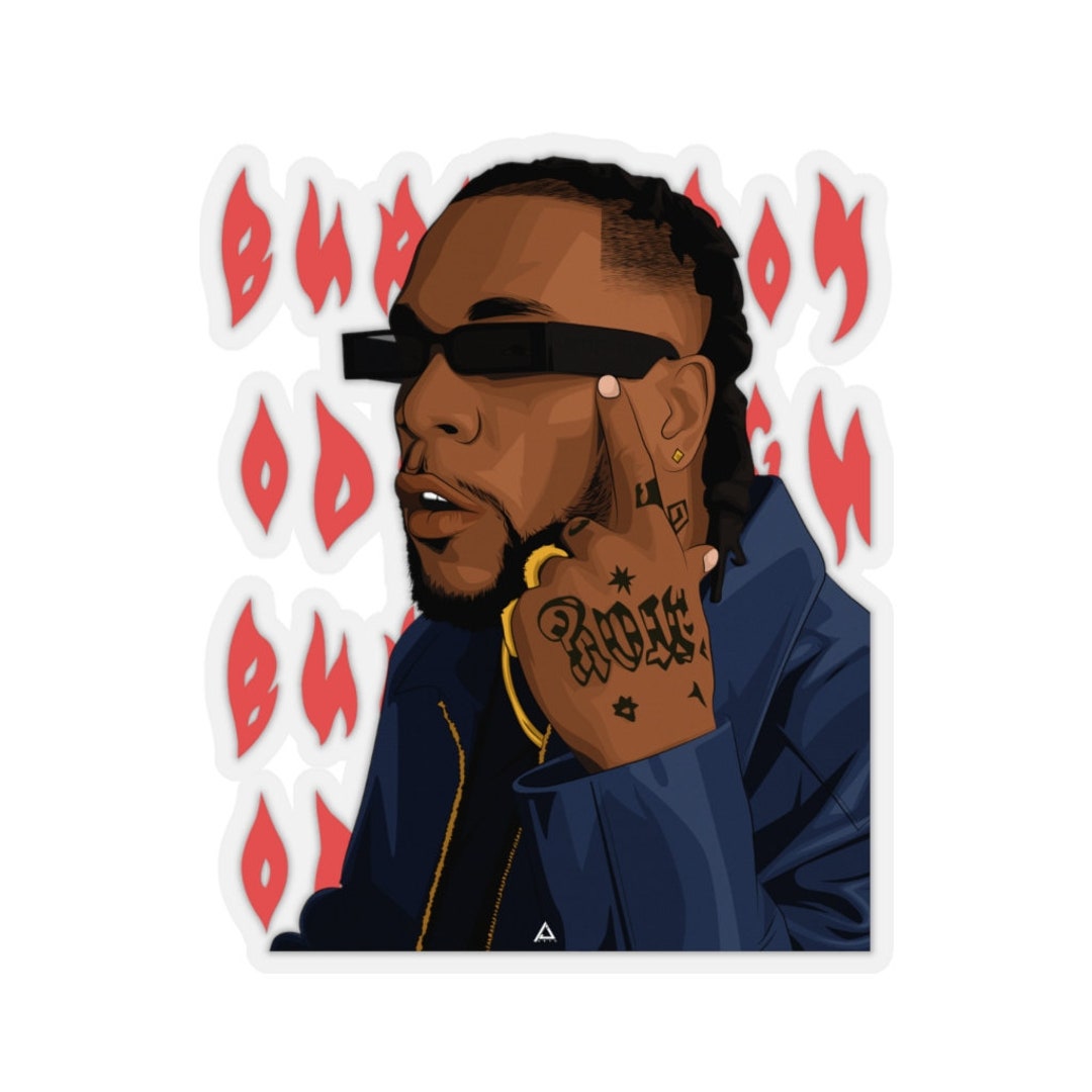 Burna Boy Love Damini Cut Stickers - Etsy