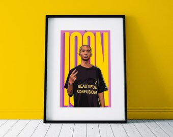 Jaden Smith Shirt Syre Graphic Tee Jaden Merch Pink Erys Rap Poster Hip ...