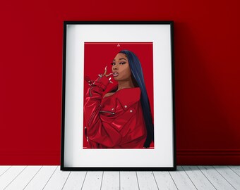Megan Thee Stallion Poster - Etsy
