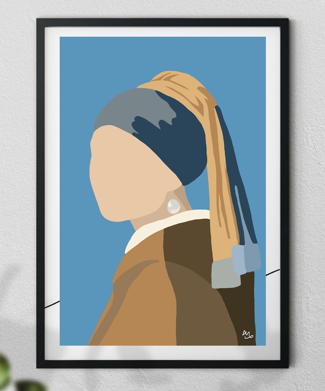Girl With the Pearl Earring Digital Art Print - Etsy Canada