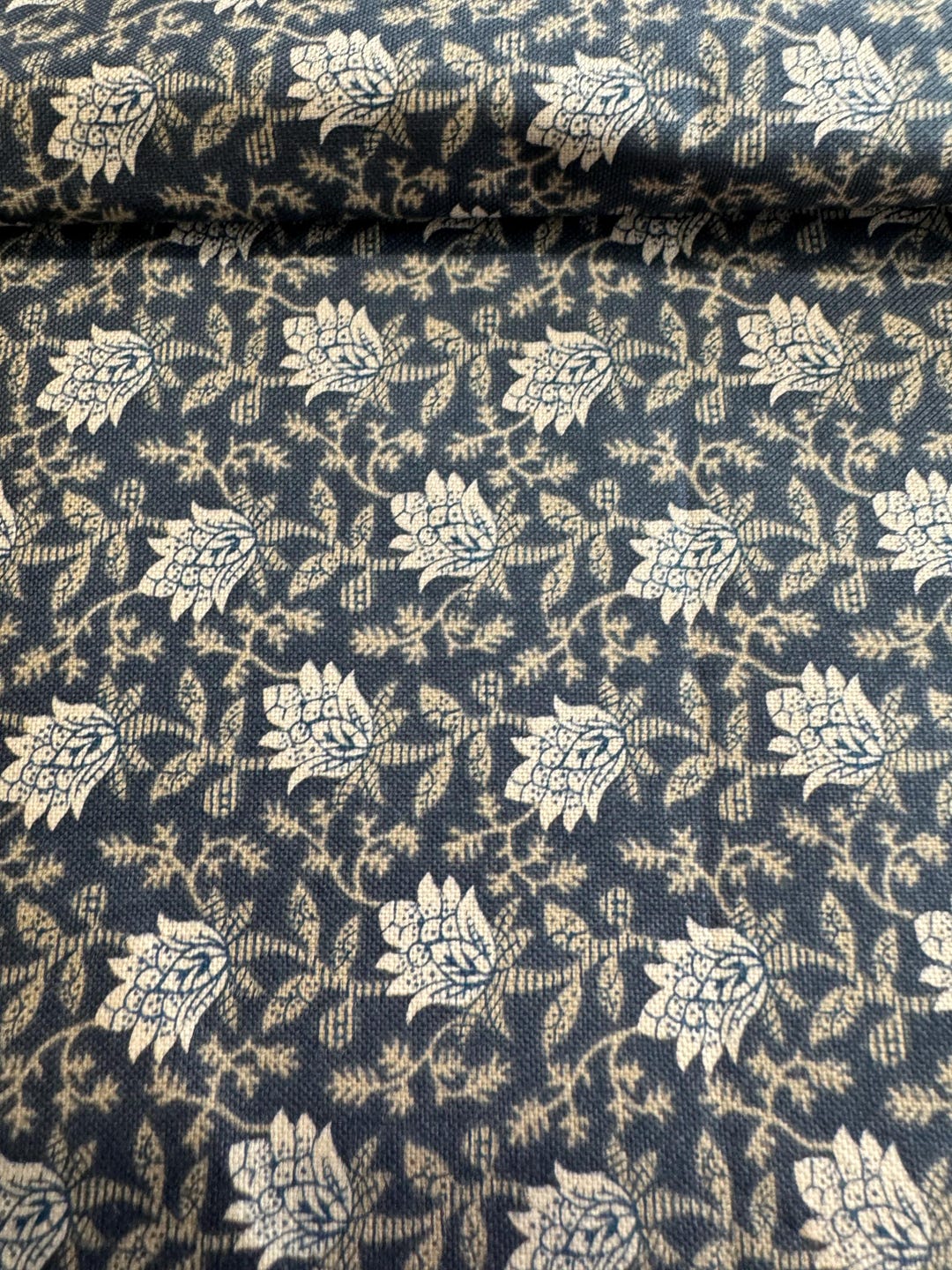 22” 1800’s Civil War Reproduction Print Cotton Fabric by Judie ...