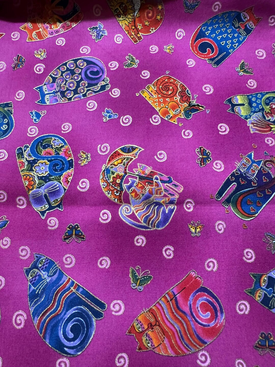 Fat Quarter Fabulous Felines Laura Burch Print Cotton Fabric - Etsy