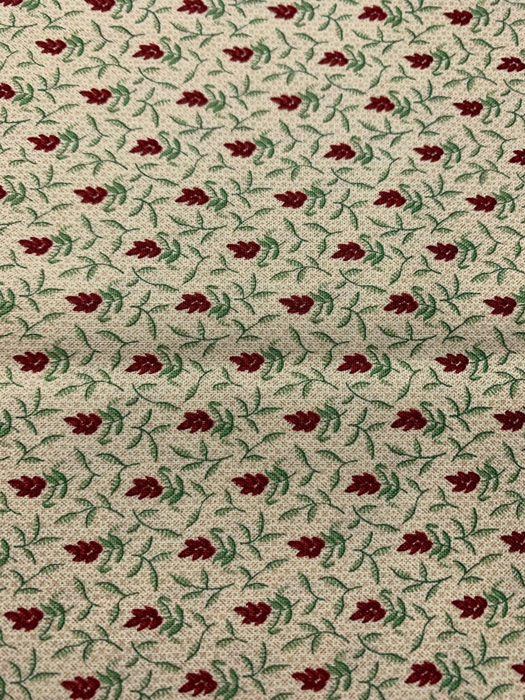 1/2 Yd Party of Twelve 1800s Reproduction Print Cotton Fabric by Judie ...